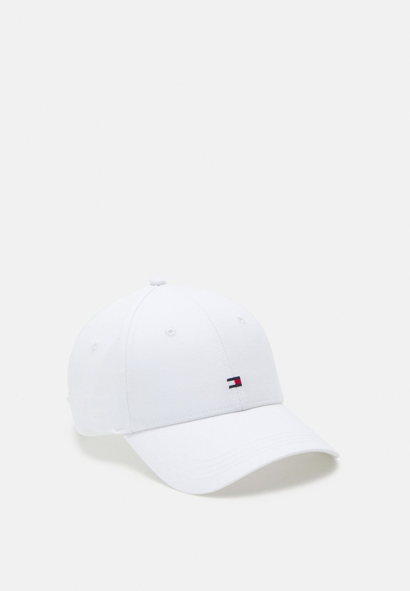 Tommy Hilfiger ESSENTIAL FLAG - Cap - optic white/white - Zalando.co.uk