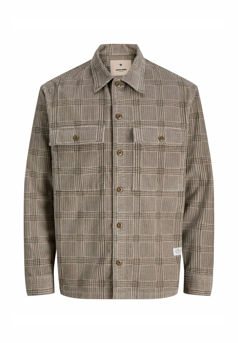 Jack & Jones PREMIUM Over Relaxed Fit - Hemd - brindle/beige - Zalando