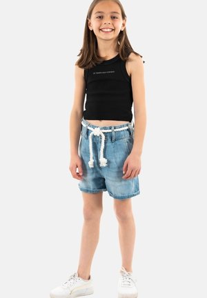 Mexx FLORA - Short en jean - crown bleach/denim bleu - ZALANDO.FR