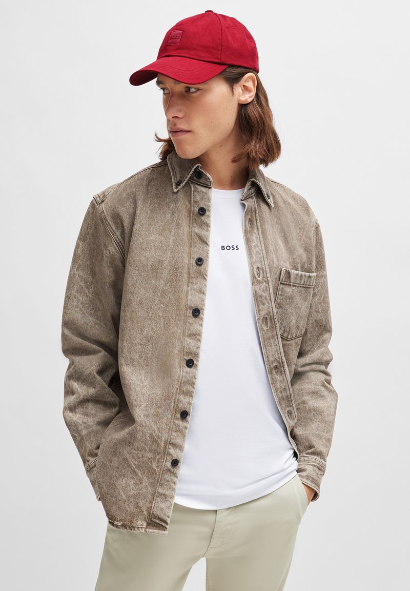 BOSS Cap - open red/red - Zalando.co.uk