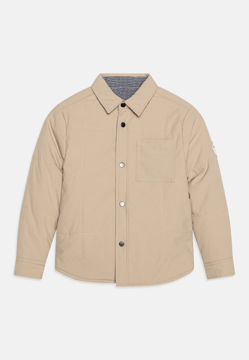IKKS REVERSIBLE OVERSHIRT - Light jacket - beige clair/beige - Zalando ...