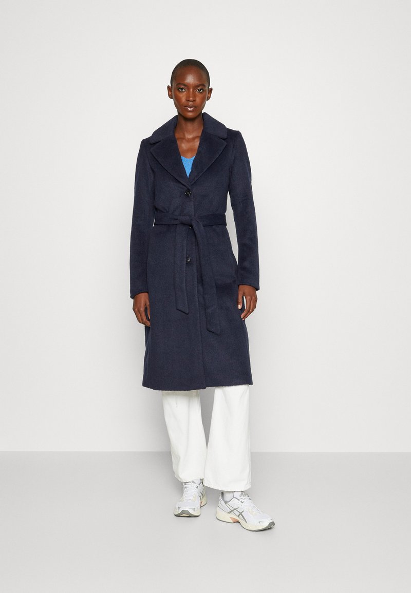 Anna Field Tall Klasikinis paltas - dark blue/tamsiai mėlyna - Zalando.lt