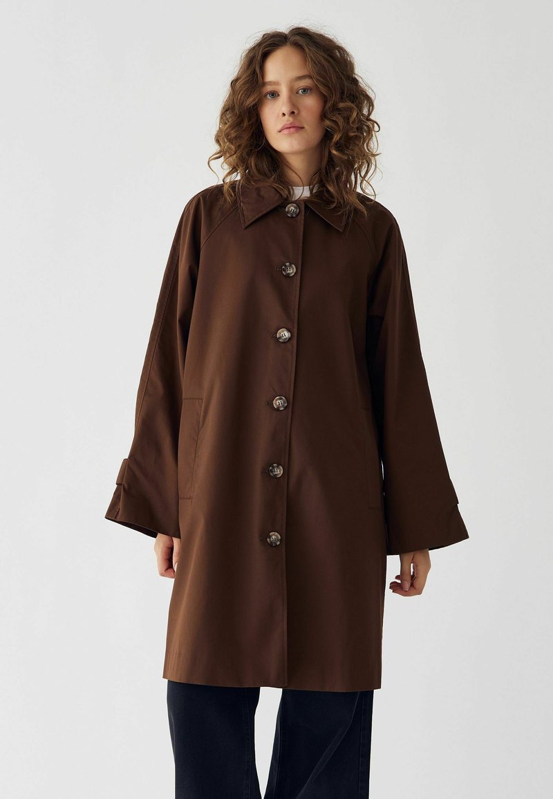 Noella NOELLA - Kort kappa / rock - chocolate/brun - Zalando.se
