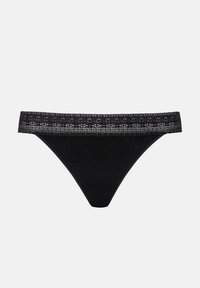 mey STRING SERIE - Thong - schwarz/black - Zalando