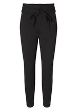 Vero Moda VMEVA PAPERBAG - Bukse - black/svart - Zalando.no