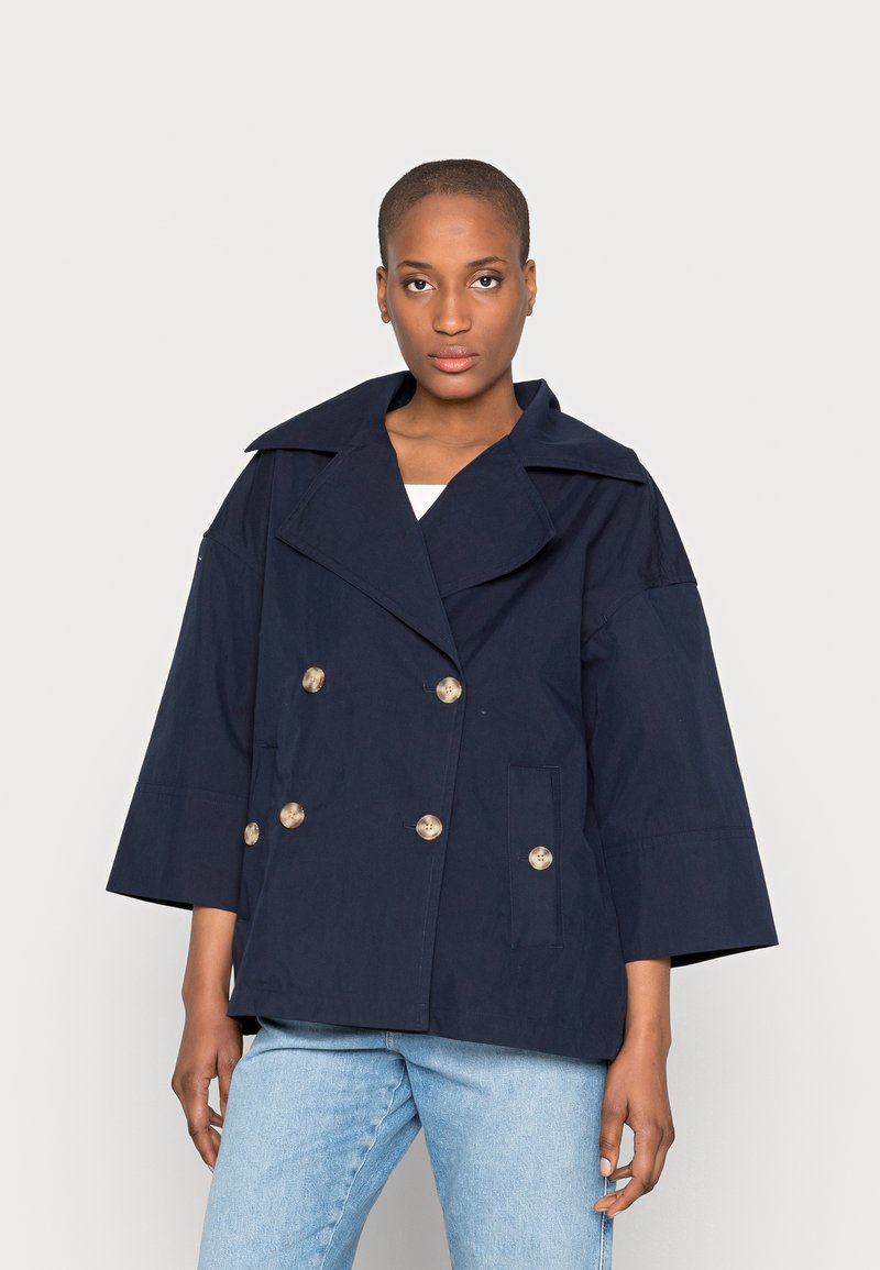 GANT JACKET - Blazer - evening blue/dark blue - Zalando.de