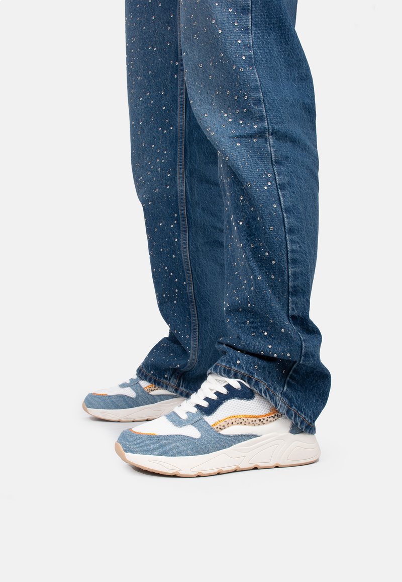 Posh by Poelman CHARLIE - Baskets basses - blue with combination/bleu ...