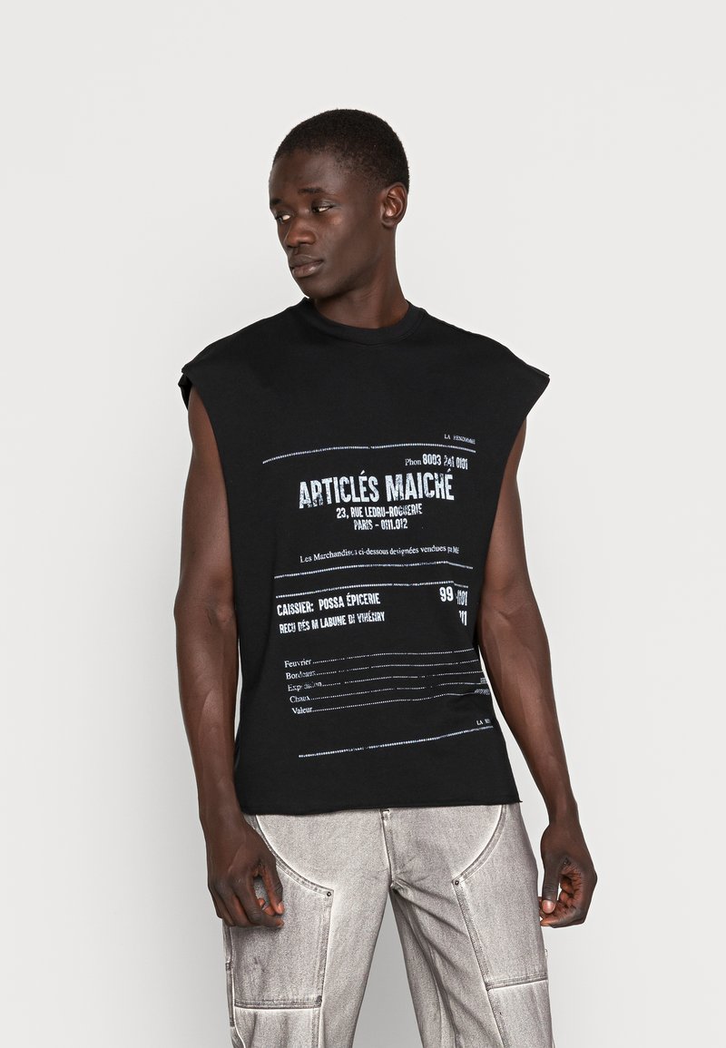 Jaded London RECEIPT VEST - Top - black/schwarz - Zalando.ch