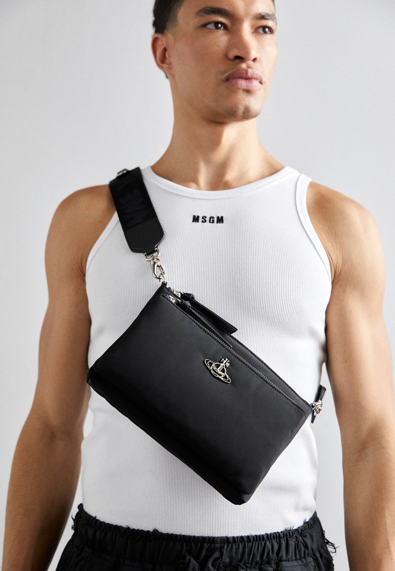 Vivienne Westwood PENNY POUCH CROSSBODY UNISEX - Across body bag - black - Zalando.ie
