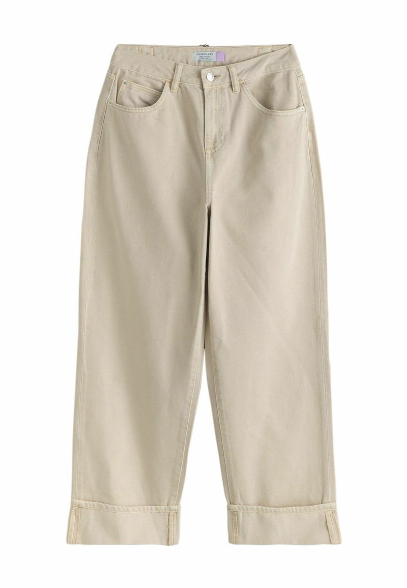 Next PETITE FIT - BOYFRIEND HOURGLASS WIDE LEG MID RISE TURN UP - Laza ...