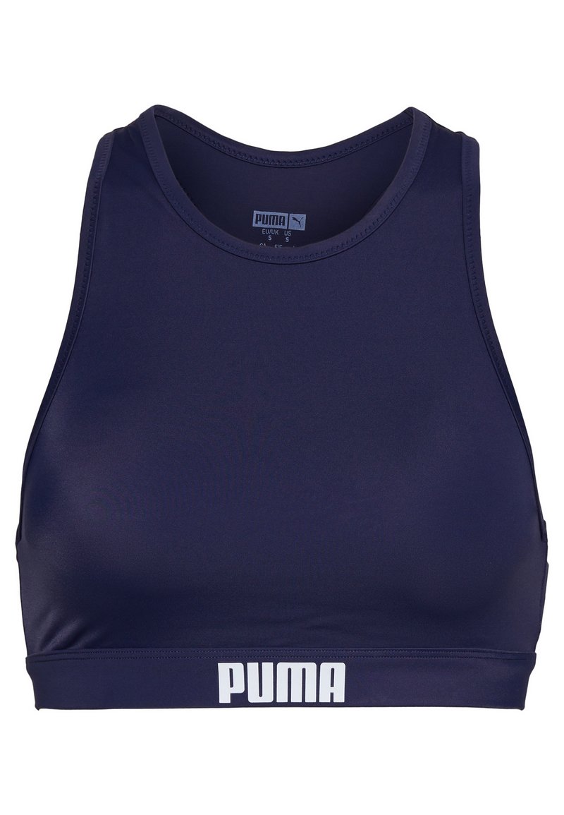 Puma RACERBACK SWIM TOP - Bikini-Top - navy/dunkelblau - Zalando.ch