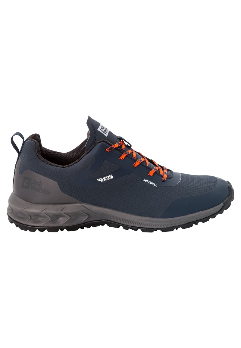 Jack Wolfskin WOODLAND SHELL - Training shoe - night blue/dark-blue ...
