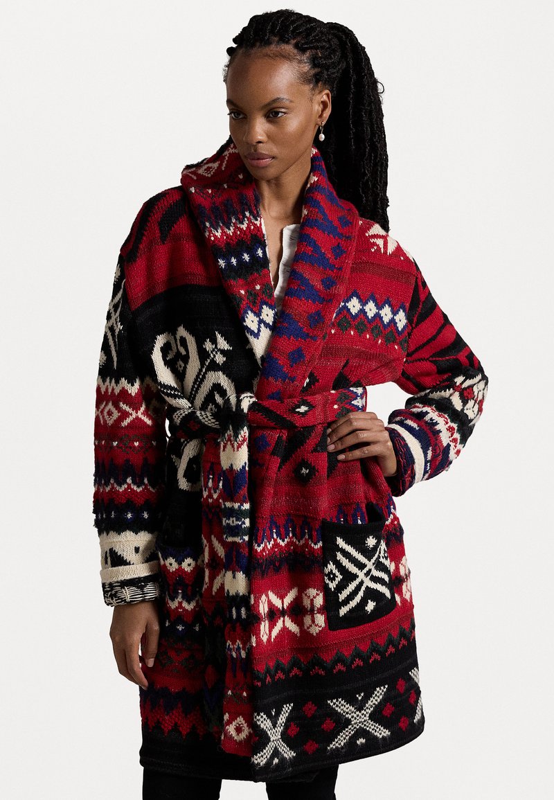 Polo Ralph Lauren SNOWFLAKE-MOTIF SHAWL-COLLAR CARDIGAN - Cardigan ...