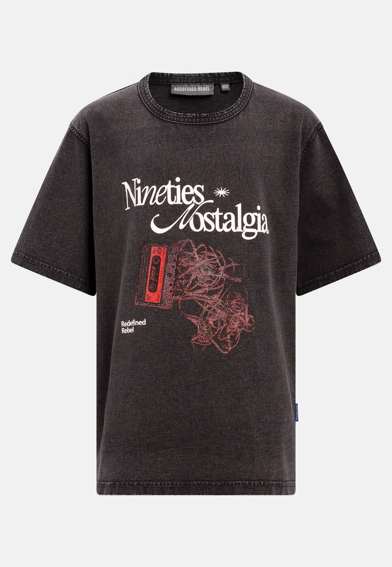 Redefined Rebel TEEMIR TEE OVERSIZED FIT - Print T-shirt - dust black ...