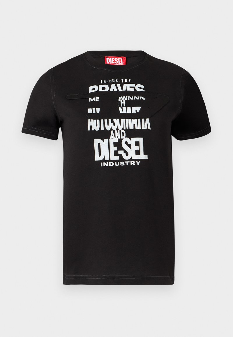 Diesel Print T-shirt - black - Zalando.co.uk