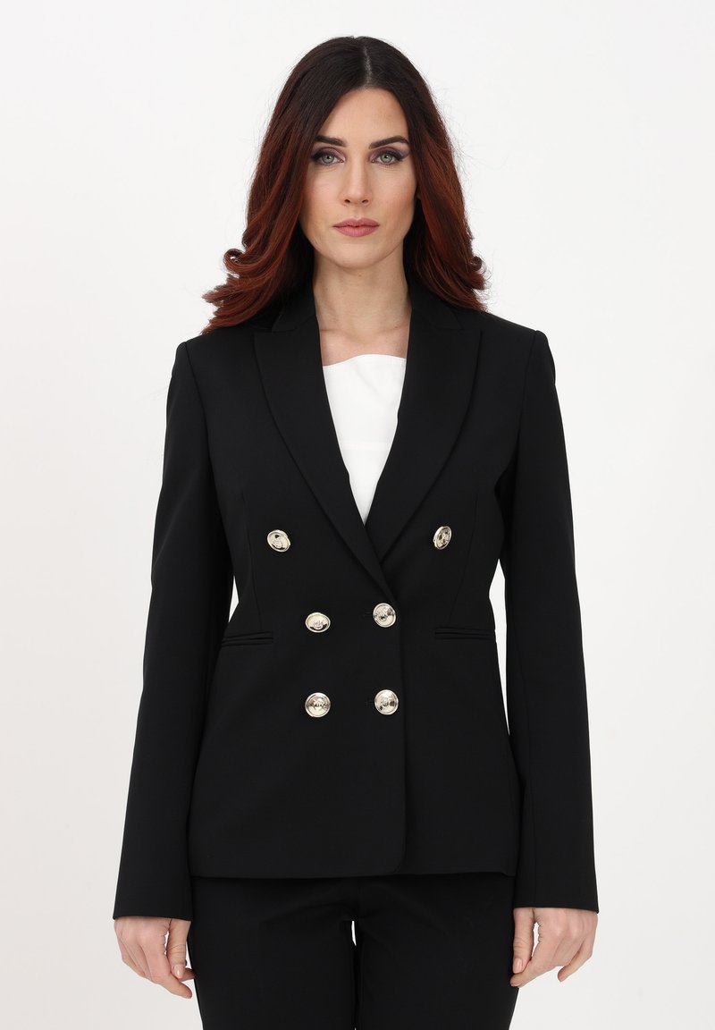 Pinko ALEXIA GIACCA PUNTO STOFFA CON BOTTONI - Blazer - nero limousine ...