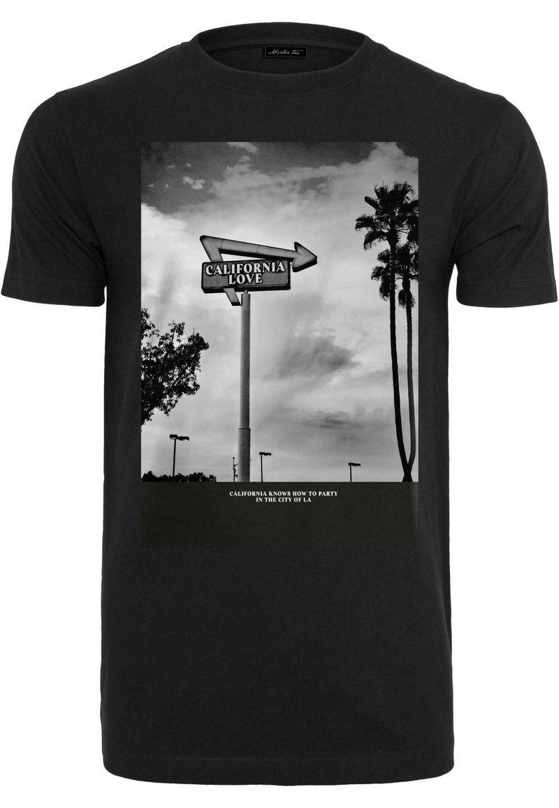 Mister Tee CALIFORNIA LOVE - T-shirt med print - black/svart - Zalando.se
