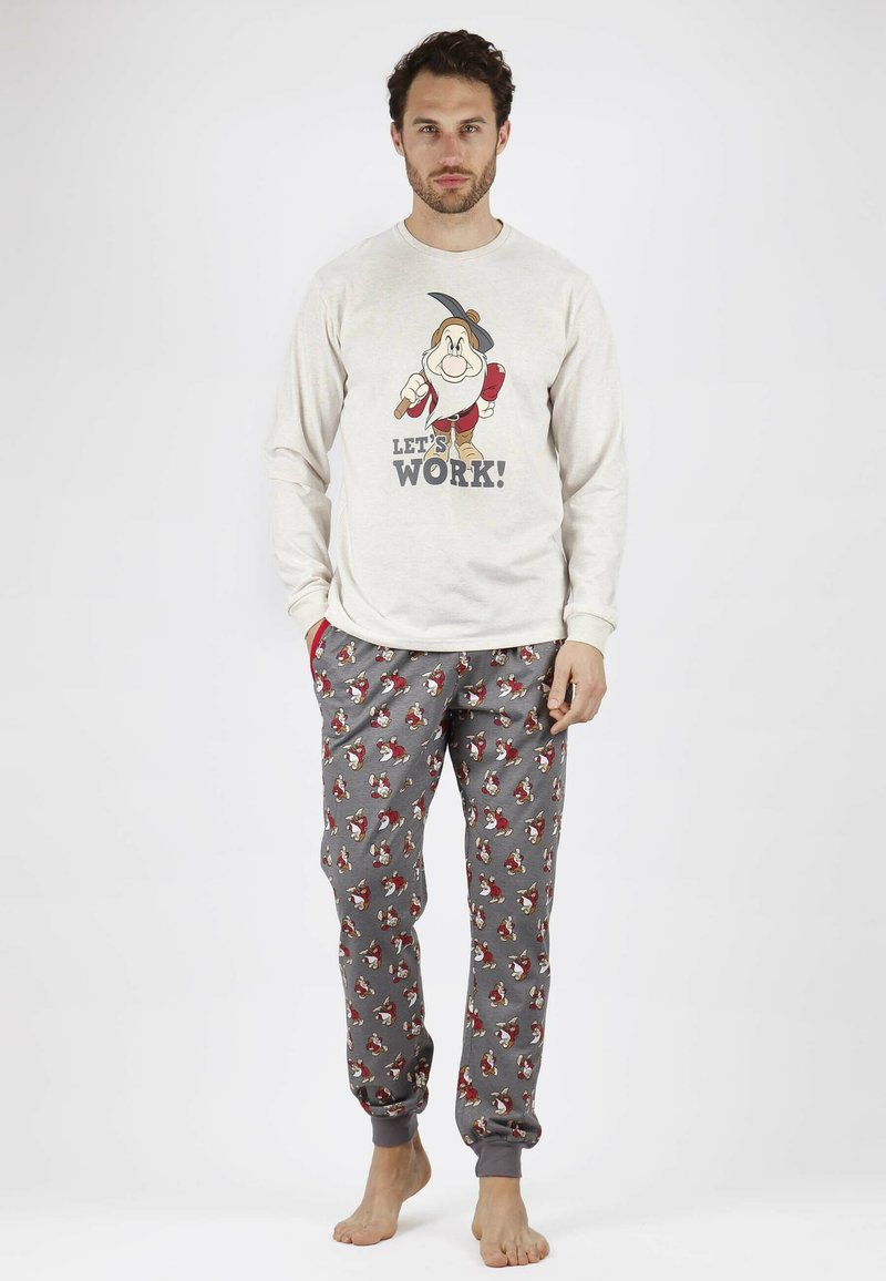 Disney MANGA LARGA GRUMPY WORKS - Pijama - beige - Zalando.es