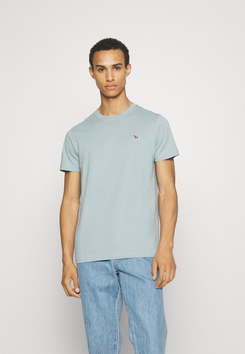 PS Paul Smith SLIM FIT ZEBRA - Basic T-shirt - greyish blue/blue-grey ...