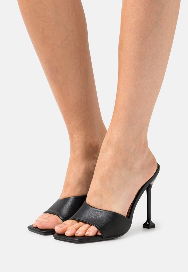 Glamorous Wide Fit Heeled mules - black - Zalando.de