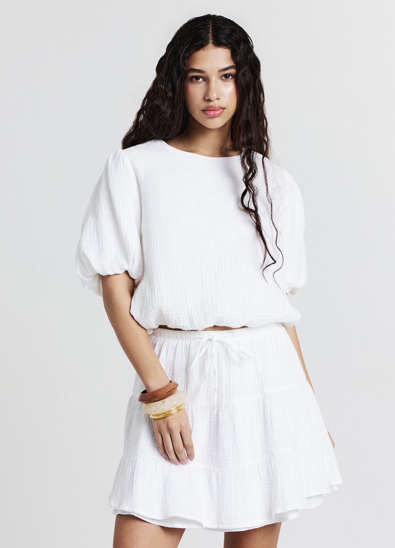 Calliope A-Linien-Rock - bianco ottico/offwhite - Zalando