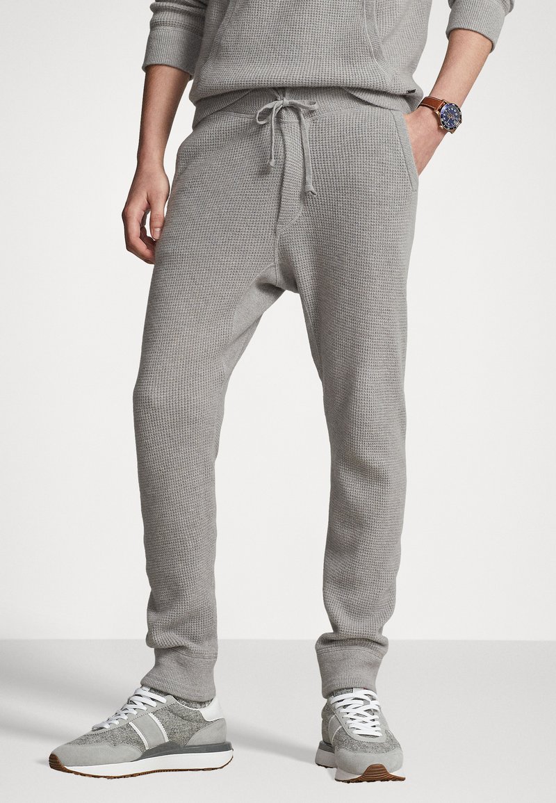 Polo Ralph Lauren BOX PANT ATHLETIC - Trousers - blazer grey heather ...