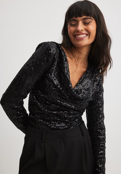 Caroll FASHION ELEGANT MODERN DIAMOND - Blouse - gold/doré - ZALANDO.FR