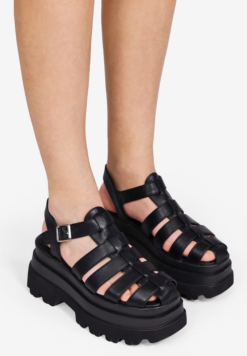 Bosanova Sandalias con plataforma - black/negro - Zalando.es