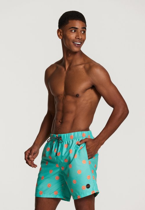 Blount & Pool Uimashortsit - black yellow duck/musta - Zalando.fi