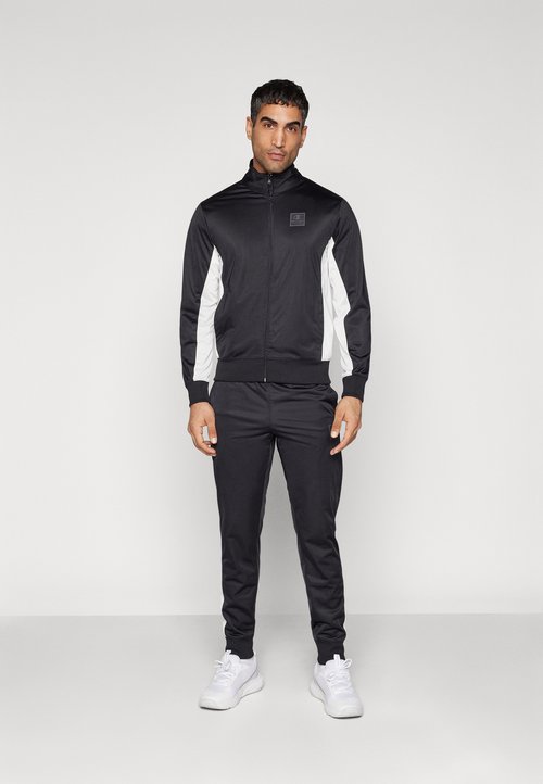 Champion NEW YORK YANKEES TRACKSUIT - Survêtement - black/white/noir ...