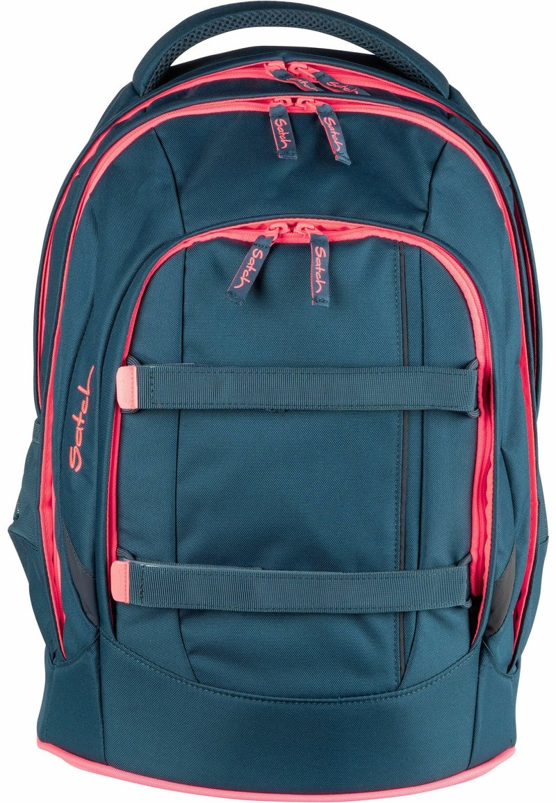 Satch School bag - pink phantom/dark blue - Zalando