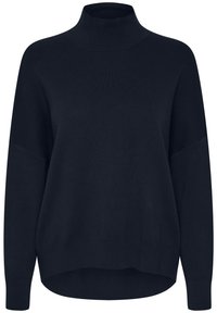 InWear TENLEY TURTLENECK - Striktrøje - marine blue/blå - Zalando.dk