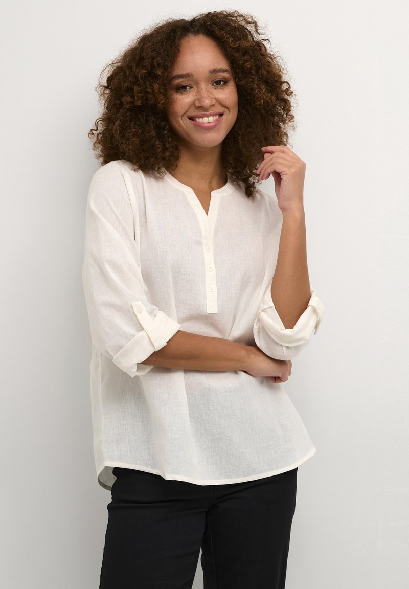 Kaffe MAJSE - Bluse - optical white/weiß - Zalando.ch