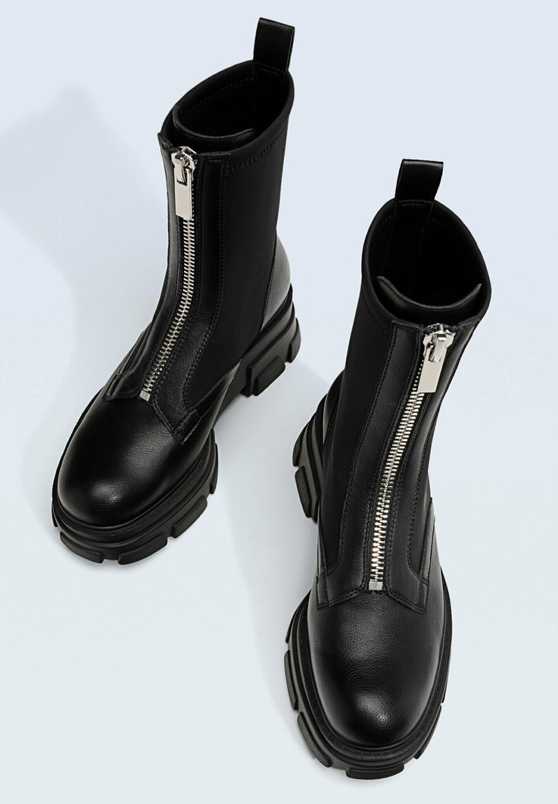 Tor Guggenheim Museum ein bisschen plateau boots reißverschluss vorne ...