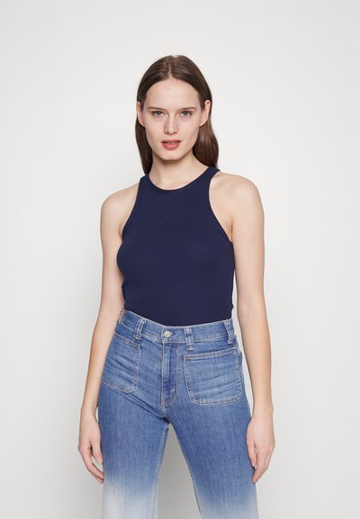 Lee RIBBED TANK - Top - unionall black/dunkelblau - Zalando.ch