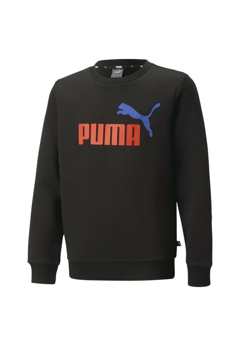 Puma ESSENTIALS TWO-TONE BIG LOGO - Sweatshirt - black warm earth ...