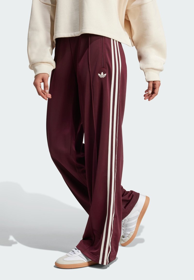 adidas Originals FIREBIRD - Tracksuit bottoms - maroon cream white/dark ...