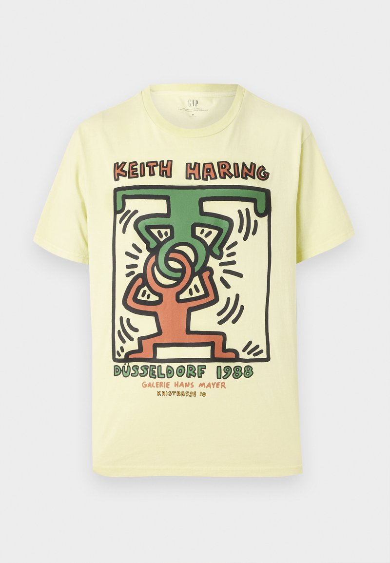 GAP KEITH HARING - T-Shirt print - active yellow/gelb - Zalando
