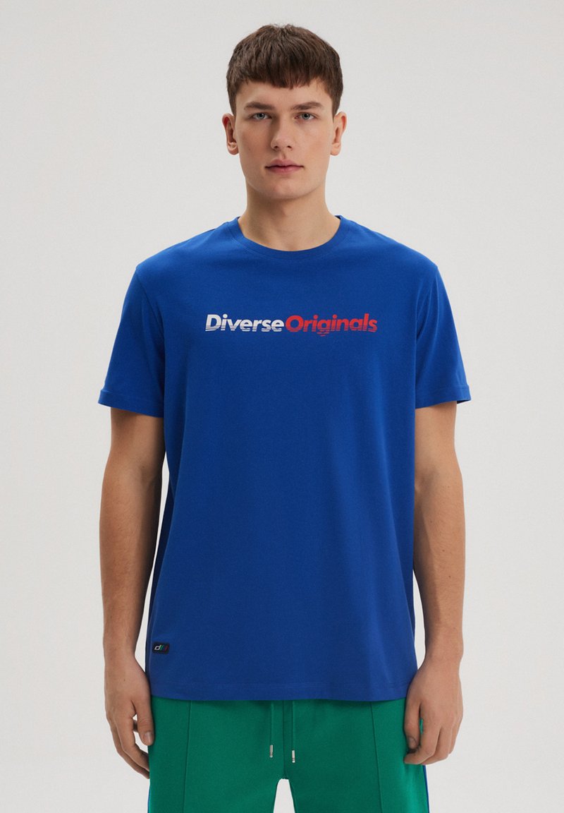 Diverse - T-shirt z nadrukiem/niebieski - Zalando.pl