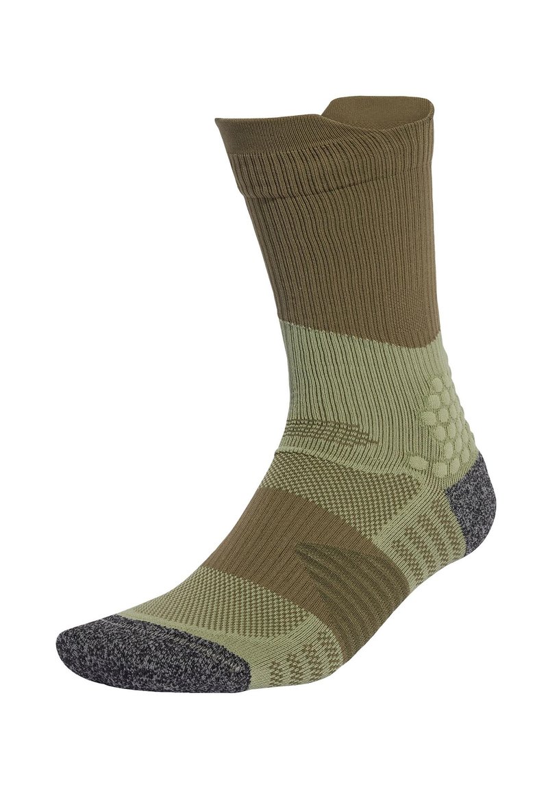 adidas Performance HERMANOS - Sports socks - olive strata tent green ...