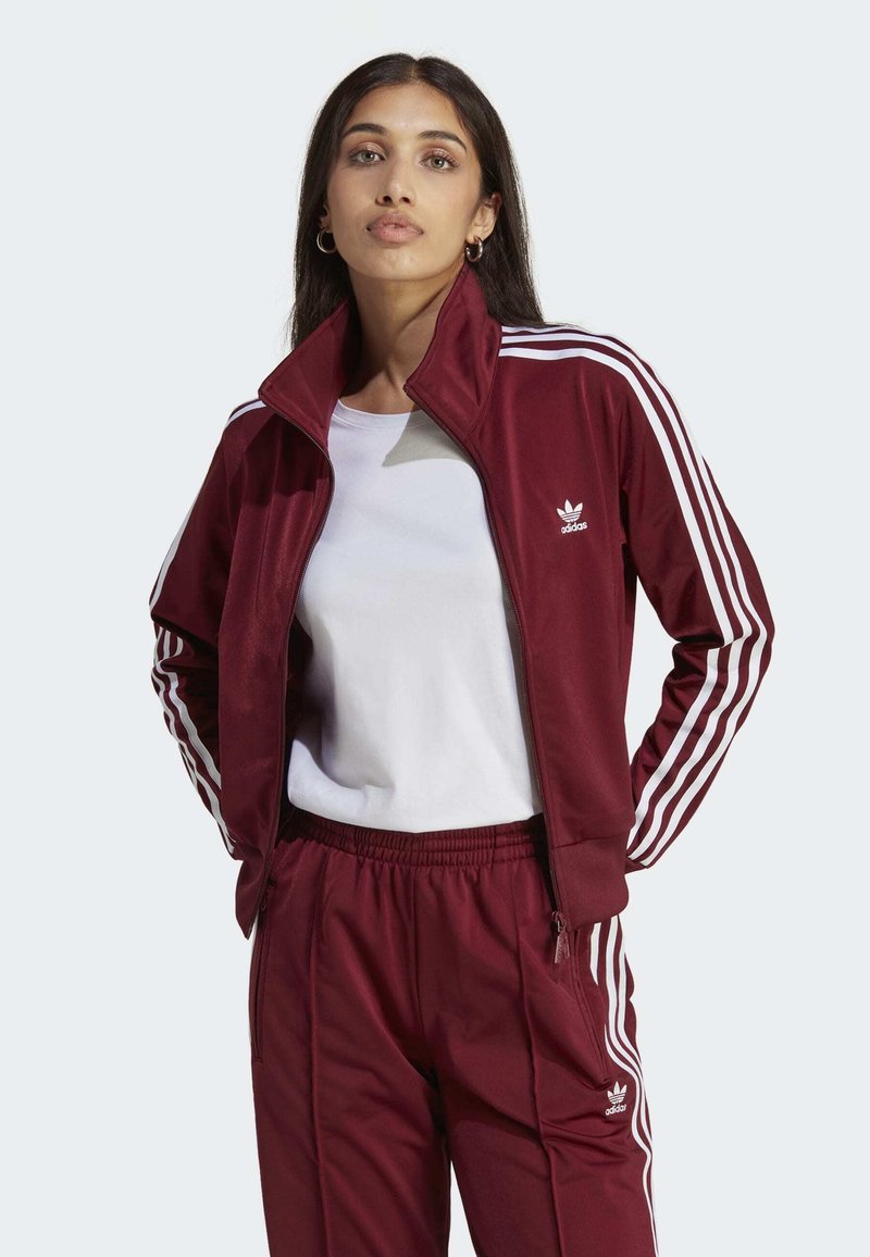 Adidas Originals Classics Firebird Träningsjacka Shadow Redvinröd
