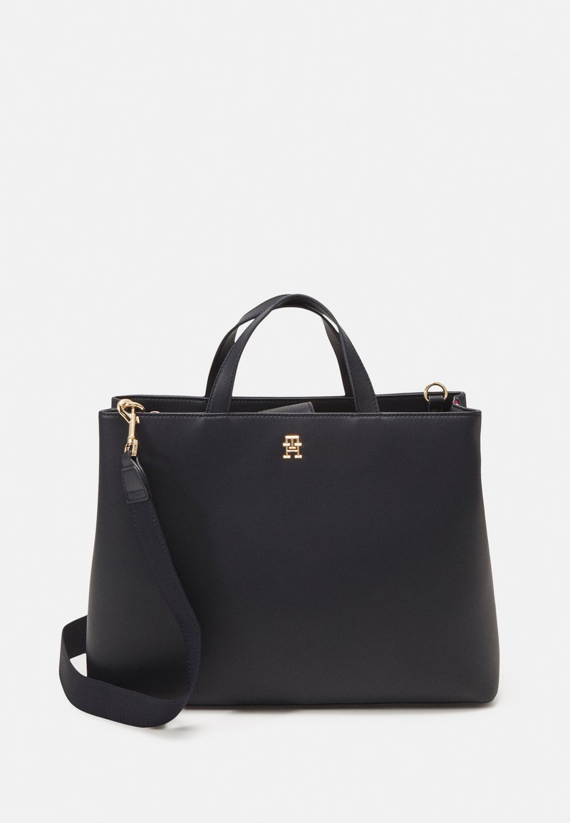 Tommy Hilfiger Essential Workbag Corp Umhängetasche Space Blue Blau