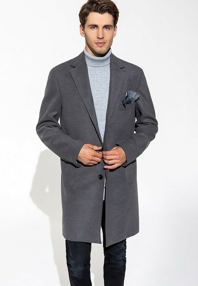 PAWO BOSTON - Klassischer Mantel - grey/grau - Zalando.de