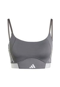 adidas Performance HYPERGLAM BRALETTE - Light support sports bra - grey ...