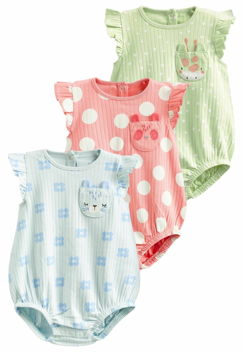 Next BABY ROMPERS 3 PACK - Body - blue pink/verde - Zalando.es