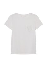 Springfield T-shirt imprimé - white/blanc - ZALANDO.FR