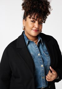 MS Mode NOT TRANSLATED - Halflange jas - black/zwart - Zalando.be