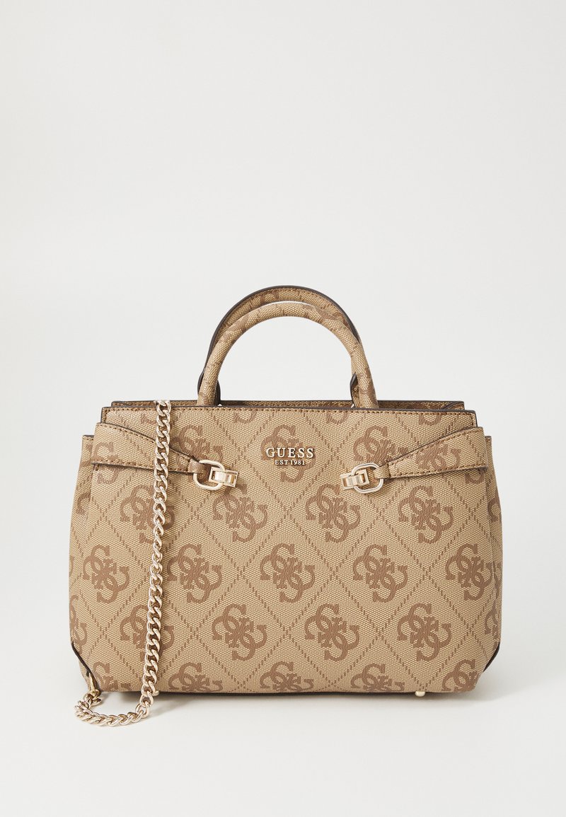 Guess LORELEI GIRLFRIEND SATCHEL - Handtas - latte/beige - Zalando.nl