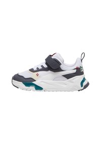 Puma À SCRATCH TRINITY MID - Sneaker low - gris blanc alphine rouge ...