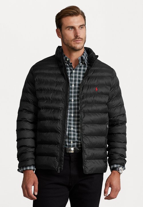 Polo Ralph Lauren Big & Tall CAP JACKET - Gewatteerde jas - black/zwart ...